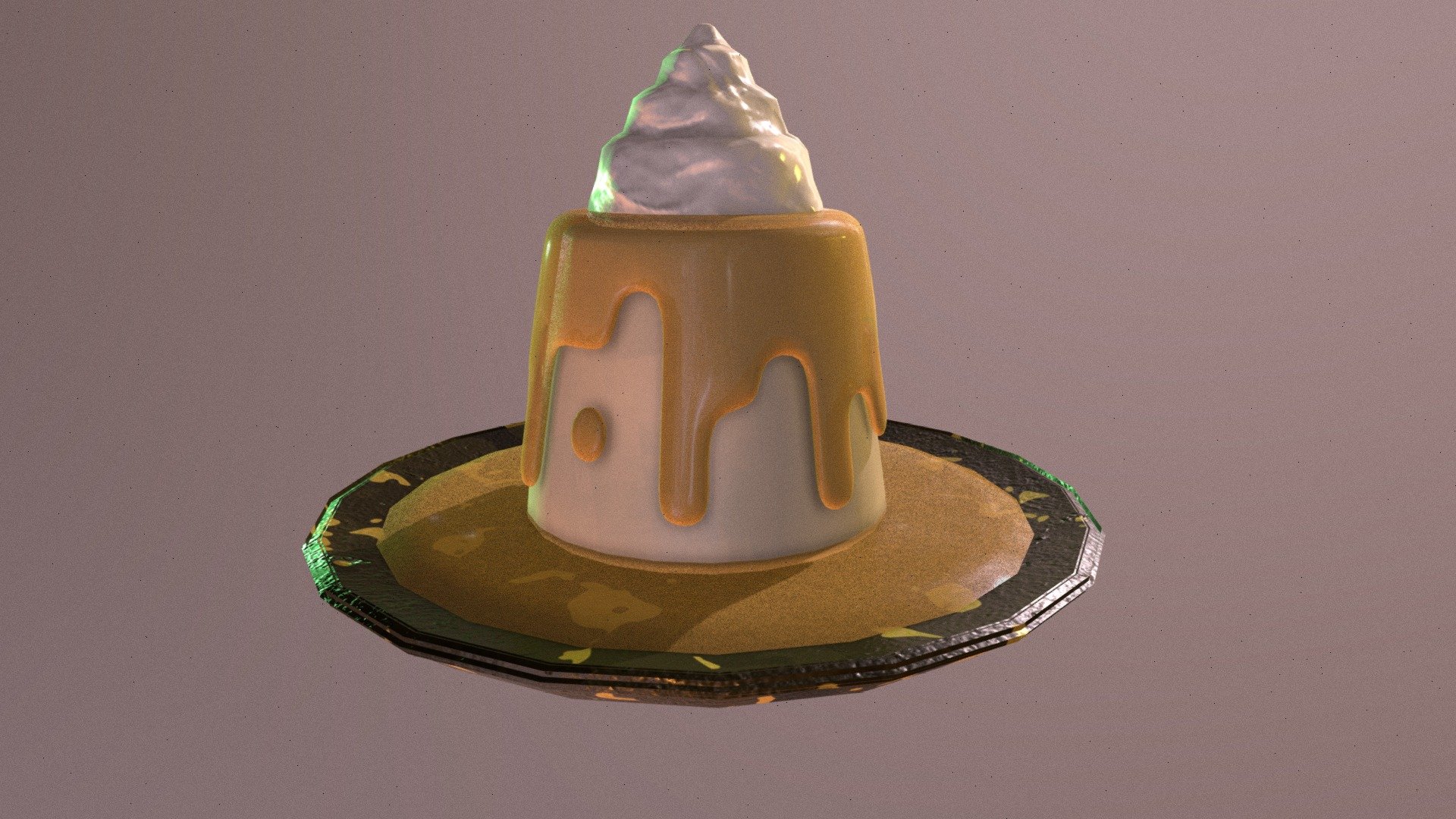 Pudding Honey - 3D model by Nano_N [bb07f4b] - Sketchfab
