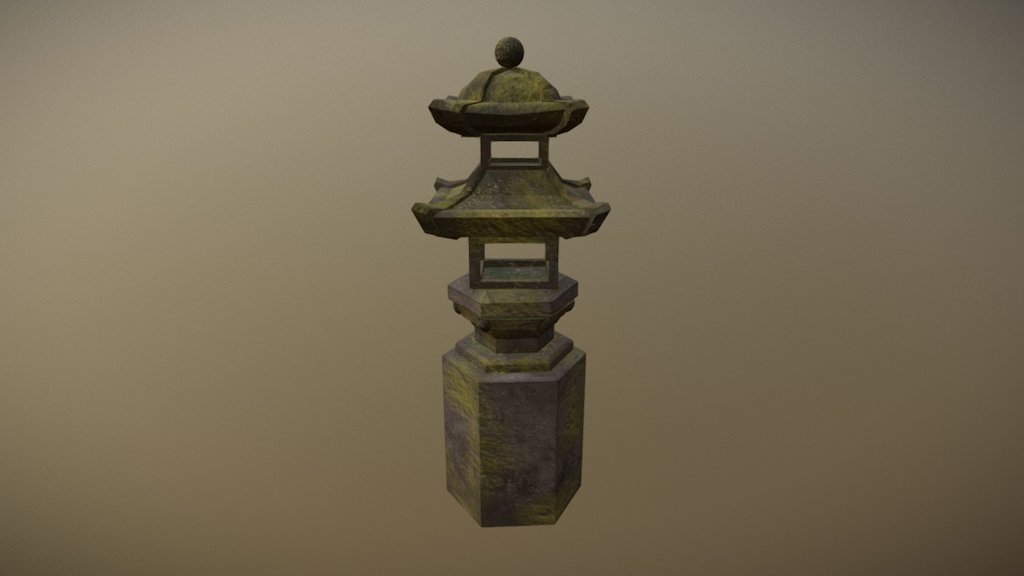 Stone Lantern - Download Free 3D model by fruitsue [bb0b951] - Sketchfab