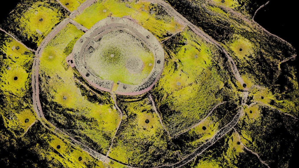 Dún Eochla stone fort, 1% pointcloud - 3D model by The Discovery Programme (@discoveryprogramme ...