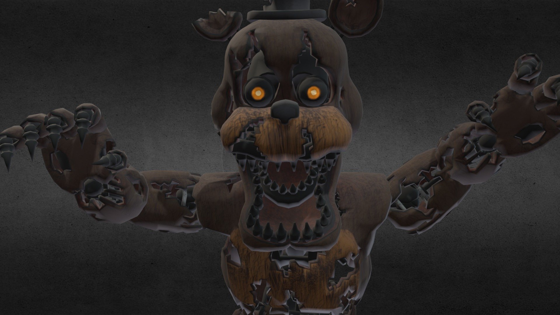 Nightmare Freddy - Five Nights at Freddy's 4 - Download Free 3D model ...