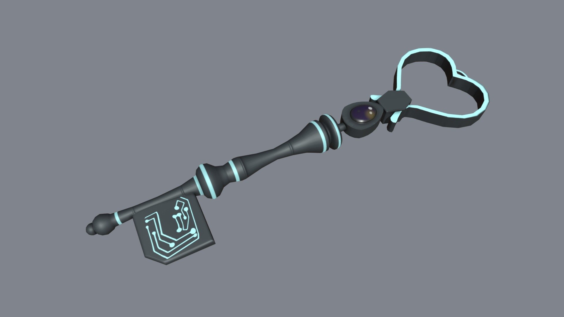 Magic cartoon key - 3D model by NaN_4aki (@NaN4aki) [bb11649] - Sketchfab