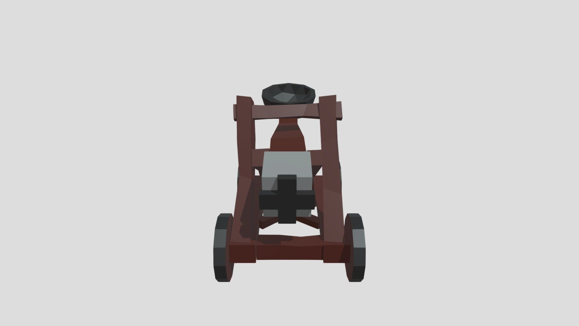Catapult Low Poly - 3D model by gmeyerp [bb120d5] - Sketchfab