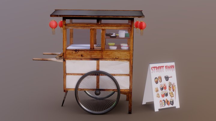 Food-cart 3D models - Sketchfab