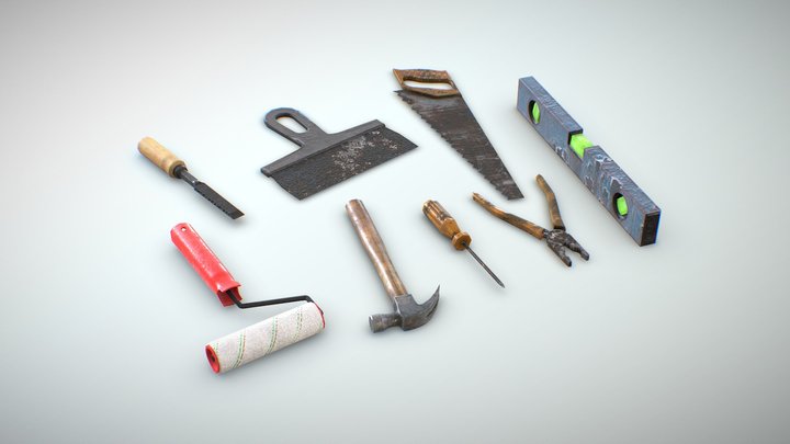 Old-tools 3D models - Sketchfab