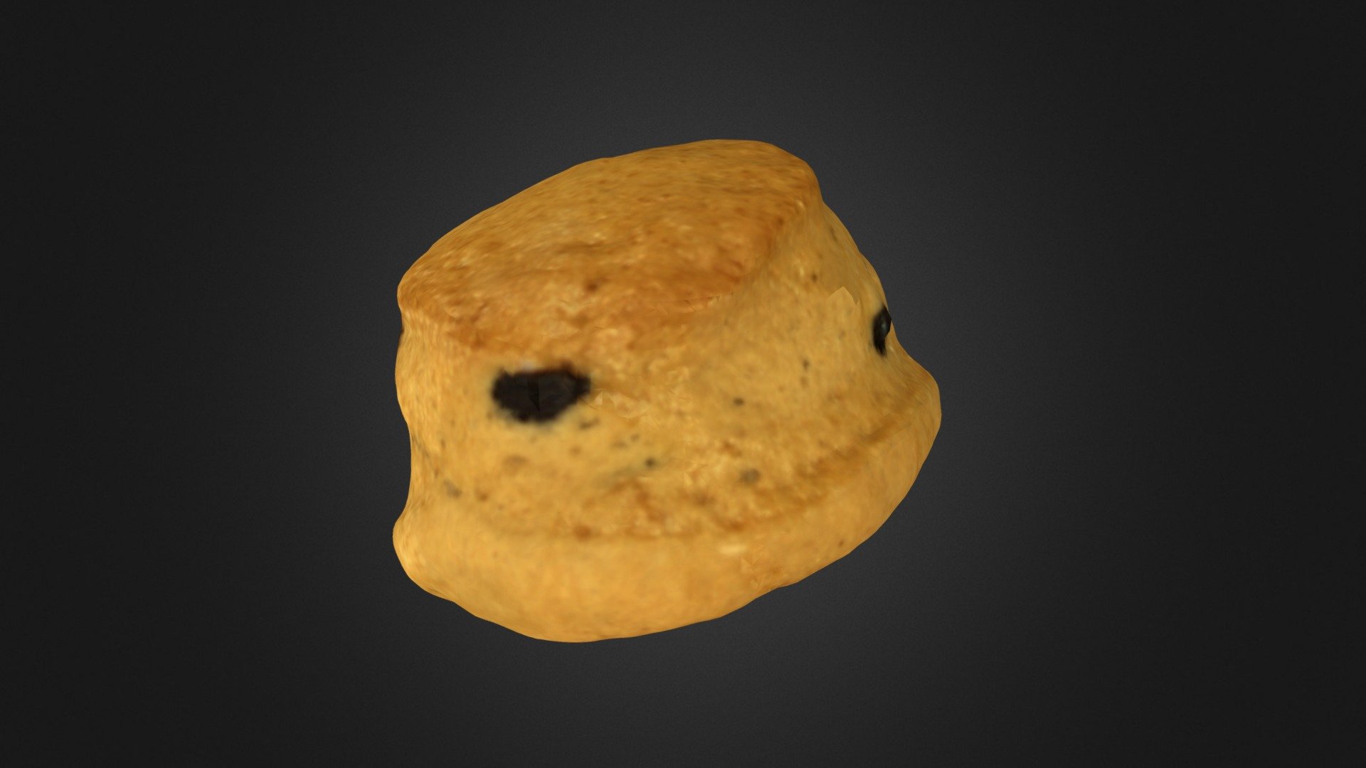 The Chocolate Chip Scone - 3D model by amazingdesign [bb15e00] - Sketchfab