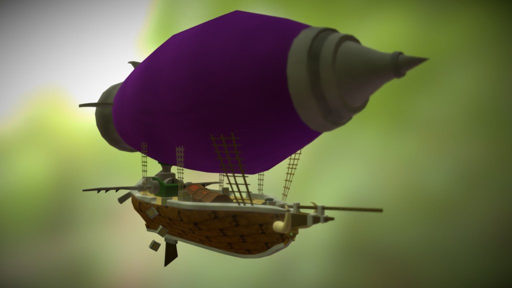 Goblin Venture Co Zeppelin. - 3D model by TonedCube (@lorenzoderijcke ...