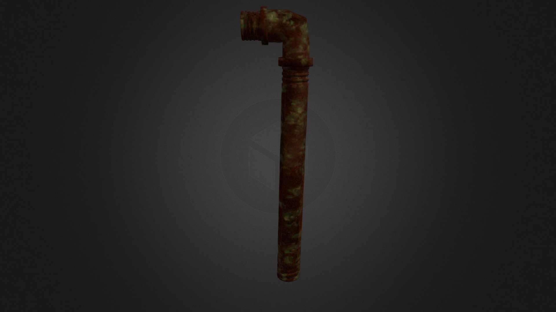 Rusty_mossy_metal_pipe - Download Free 3D model by BurenoForge [bb178d7 ...