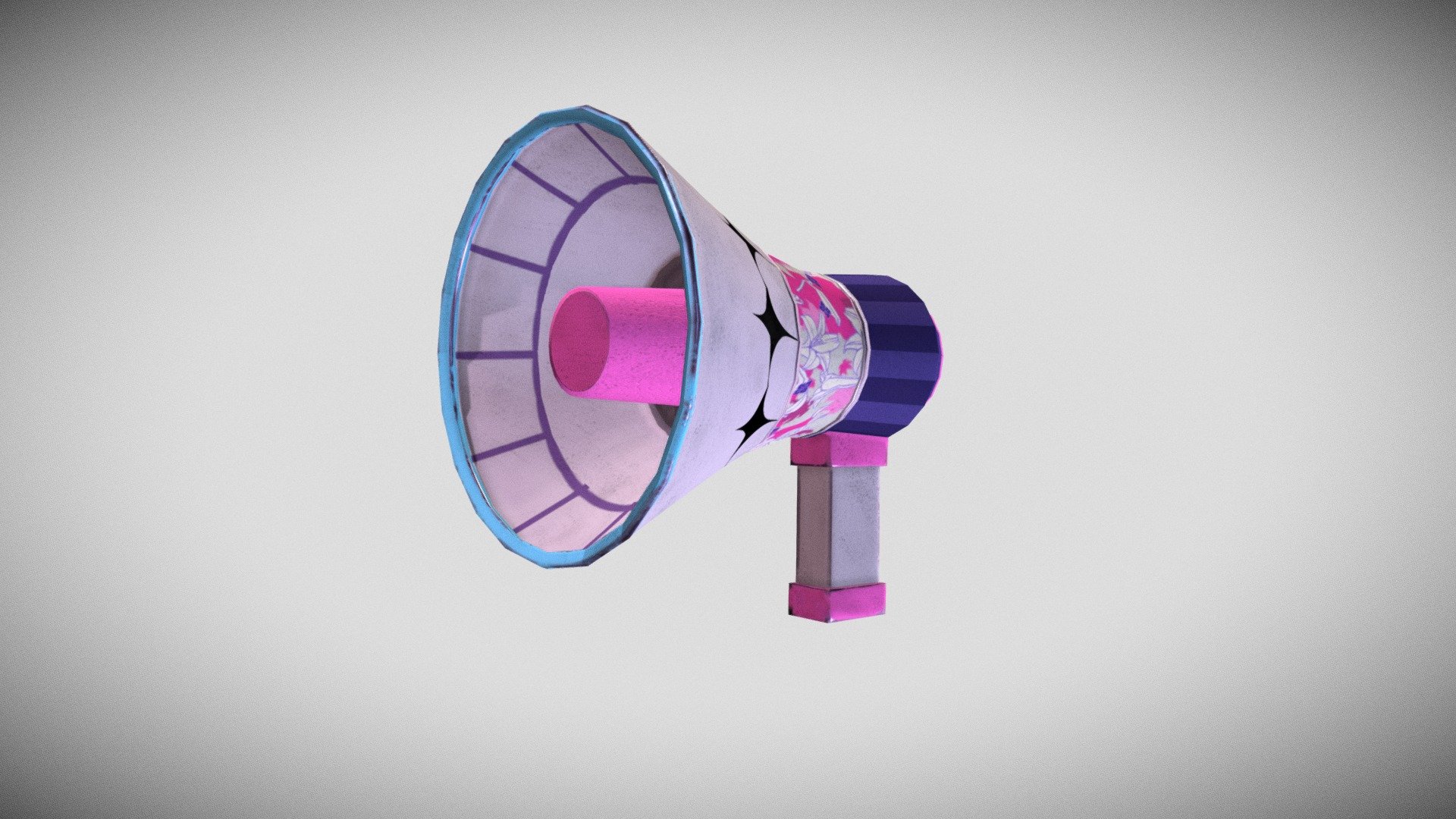 Dead World Gavis Bettel Megaphone Hero Prop - 3D model by Aphrokitty ...