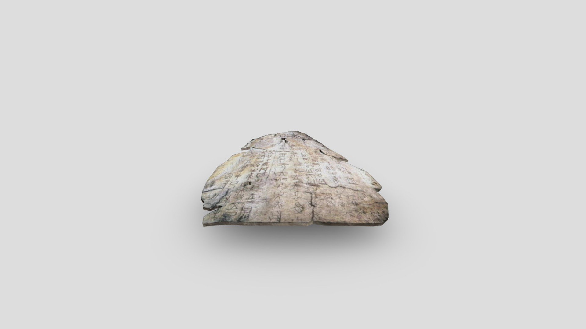 Oracle Bone - Download Free 3D model by lizhiqiang (@lizhiqiang89 ...