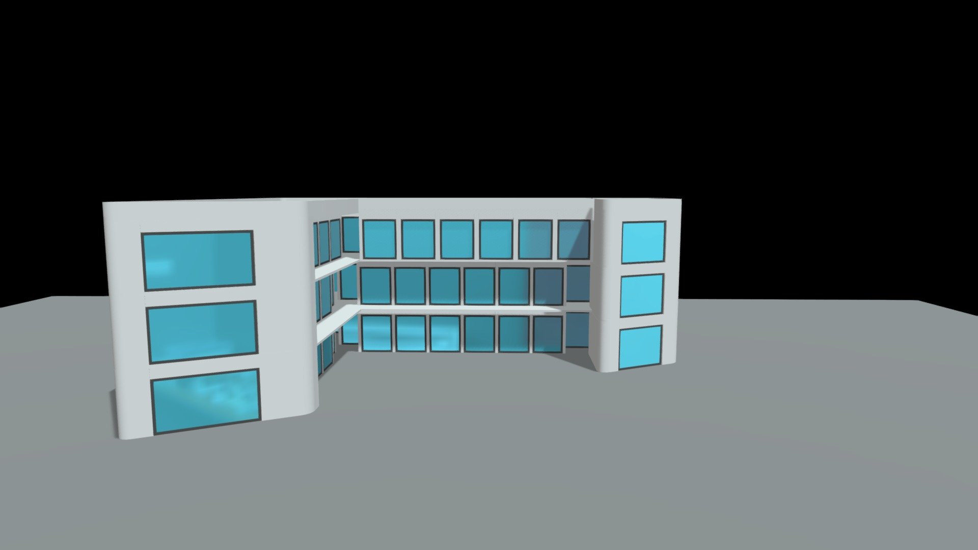 Commercial block - 3D model by Tarun3d [bb1967a] - Sketchfab