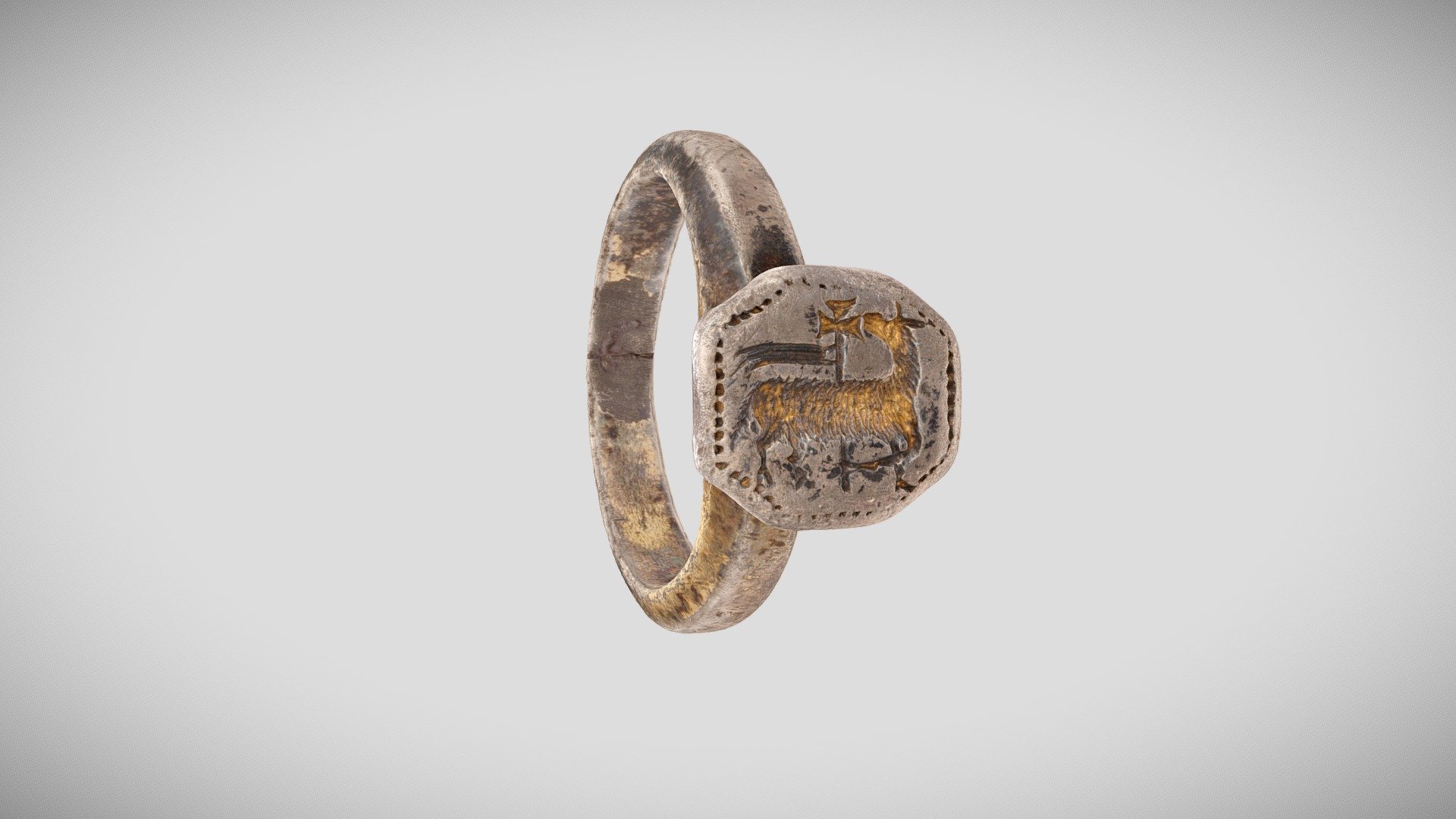 Agnus Dei - Seal Ring - 3D model by gamulini [bb19d3d] - Sketchfab