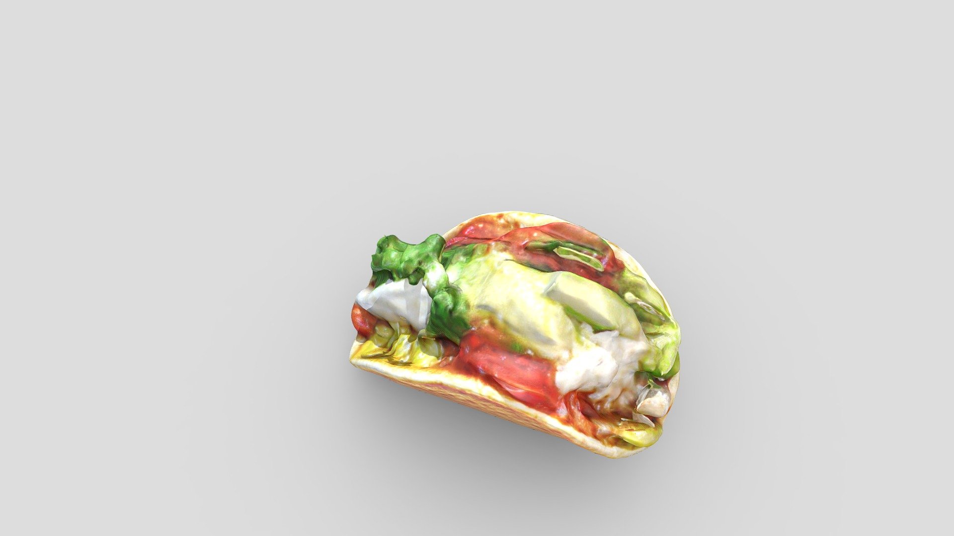 loaded-fish-taco - 3D model by giuseppesabino10due [bb1a38d] - Sketchfab