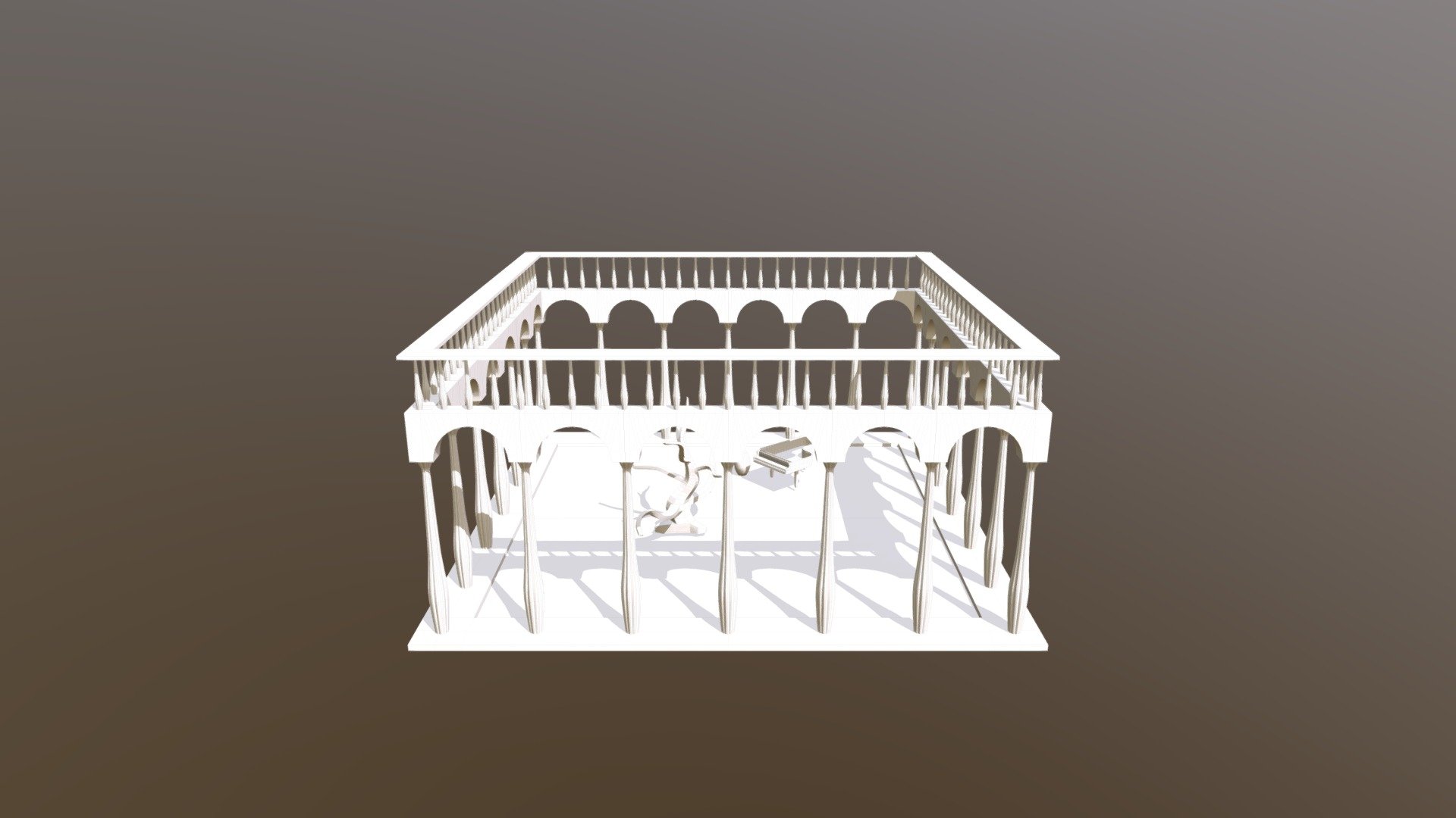 Courtyard - 3D model by CrMav (@creamaravillas) [bb1a6d7] - Sketchfab