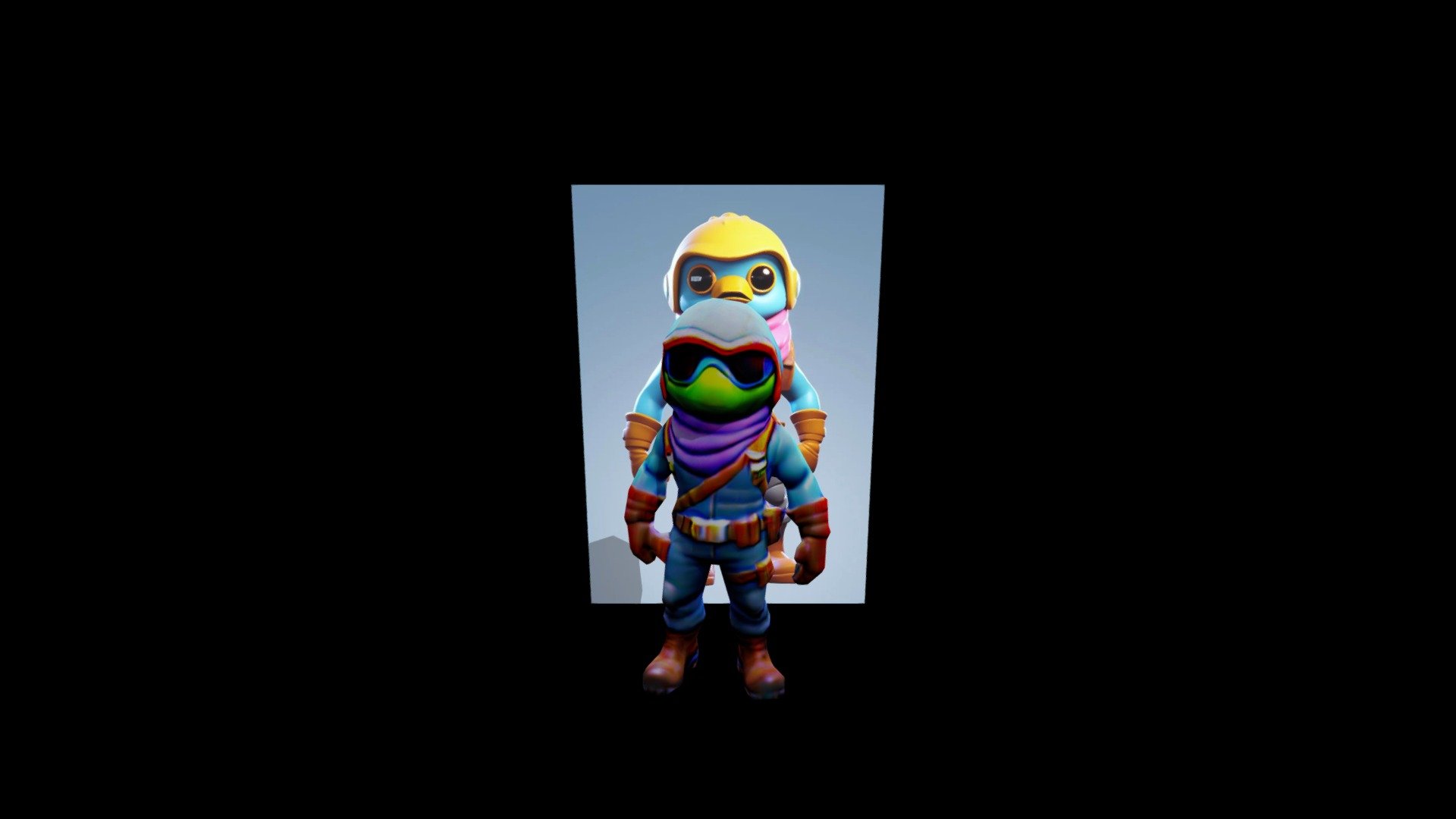toy figurine of a cartoon character. - Download Free 3D model by klrxyz ...