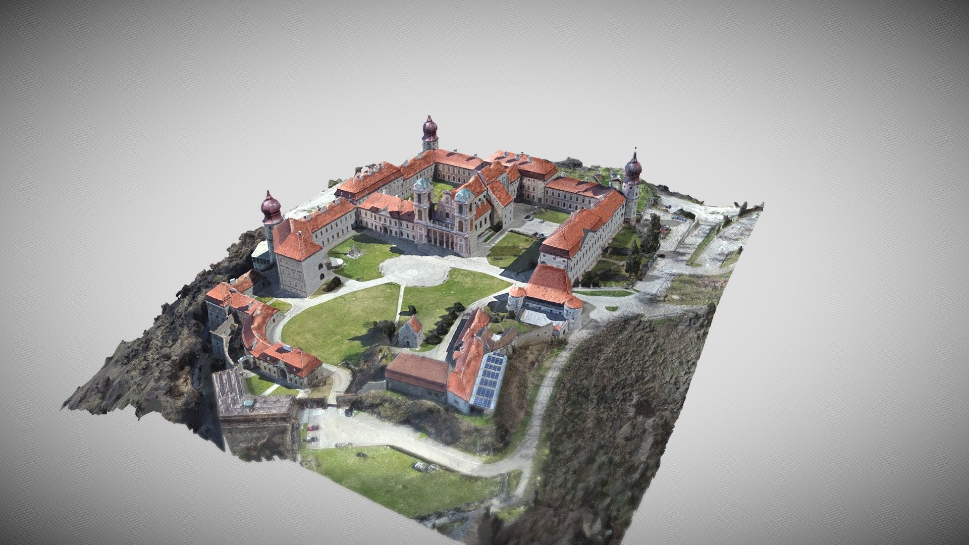Göttweig Abbey (Benedictine monastery) - Download Free 3D model by ...