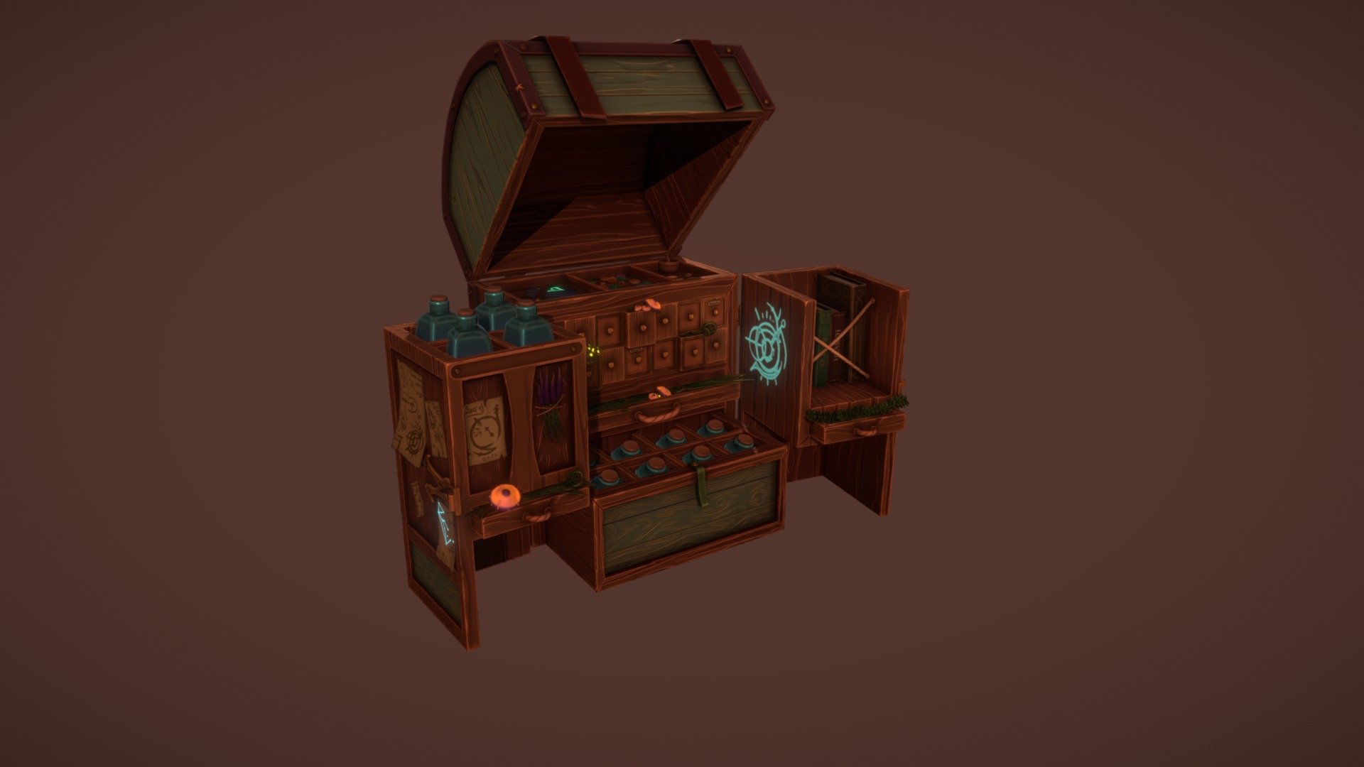 Stylized Chest - Download Free 3D model by 虹コ (@njko_39) [bb2214b ...