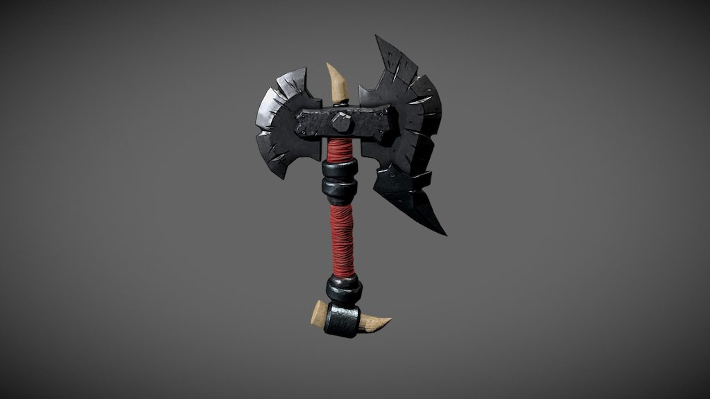 Stylized Fantasy Axe - 3D model by Uchiha144 [bb2288d] - Sketchfab