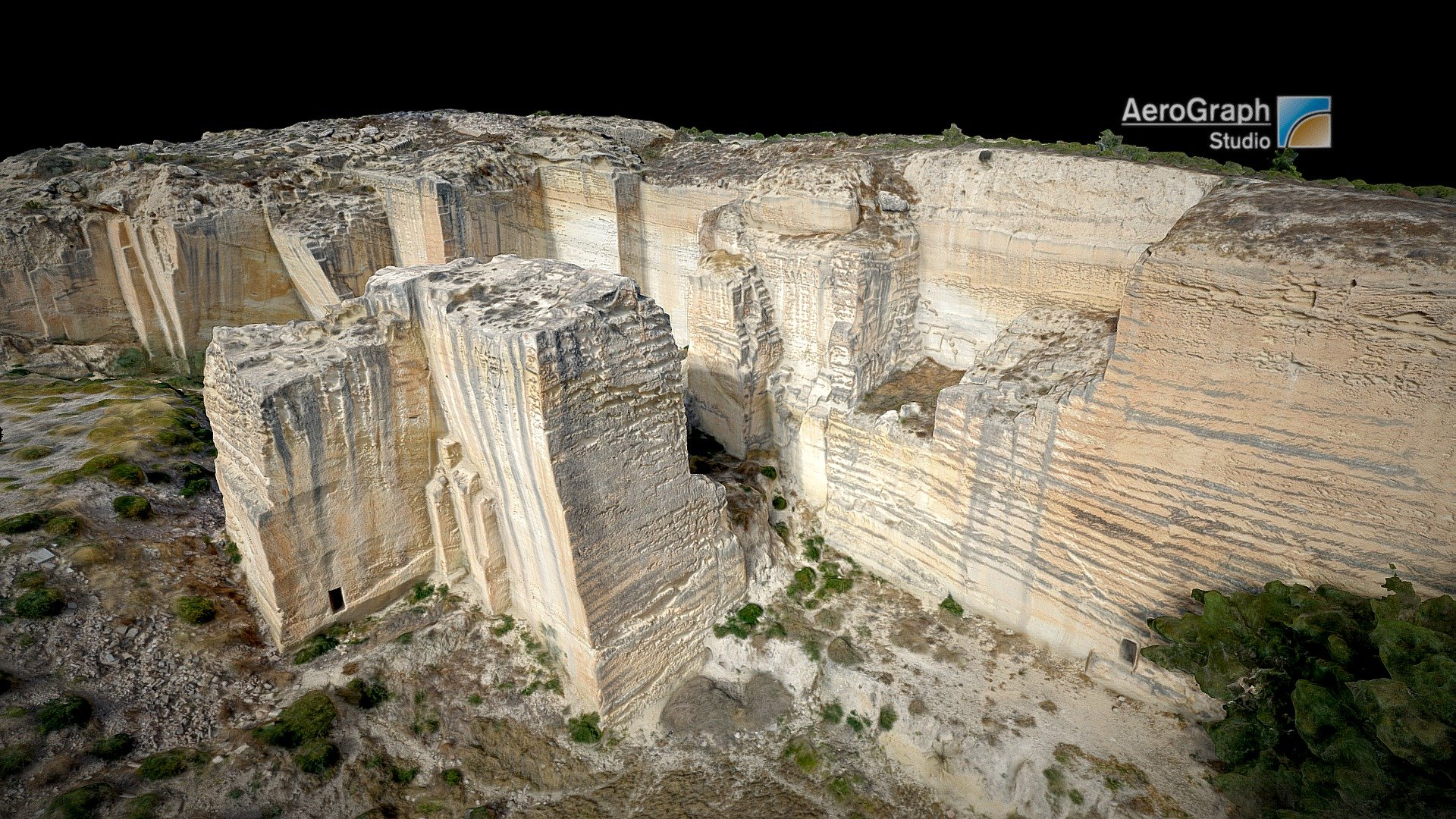 Cantera romana, Cartagena, Spain - 3D model by Jose Gabriel Gomez ...