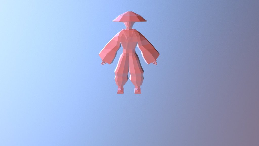 Samurai Low Poly - 3D model by Miriamvv36 [bb23b6a] - Sketchfab