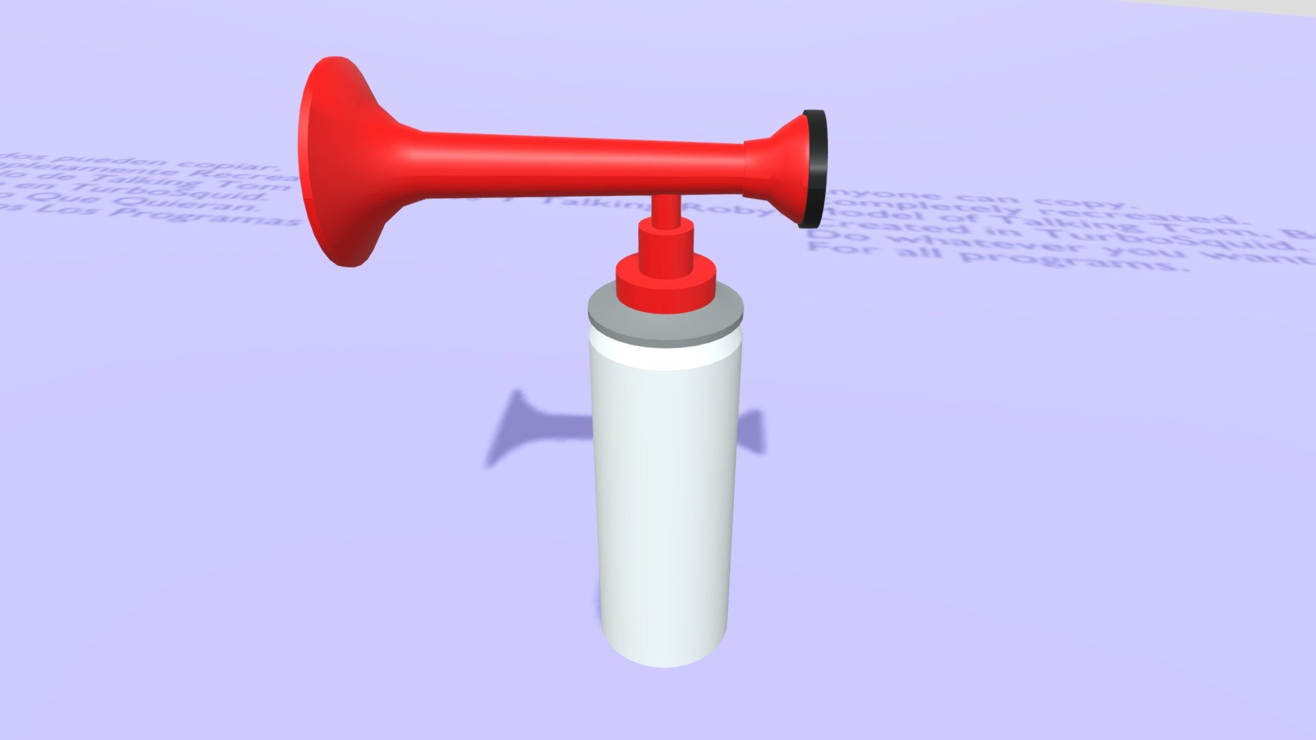 Air Horn Talking Tom & Ben News Talking Roby - Download Free 3D model ...