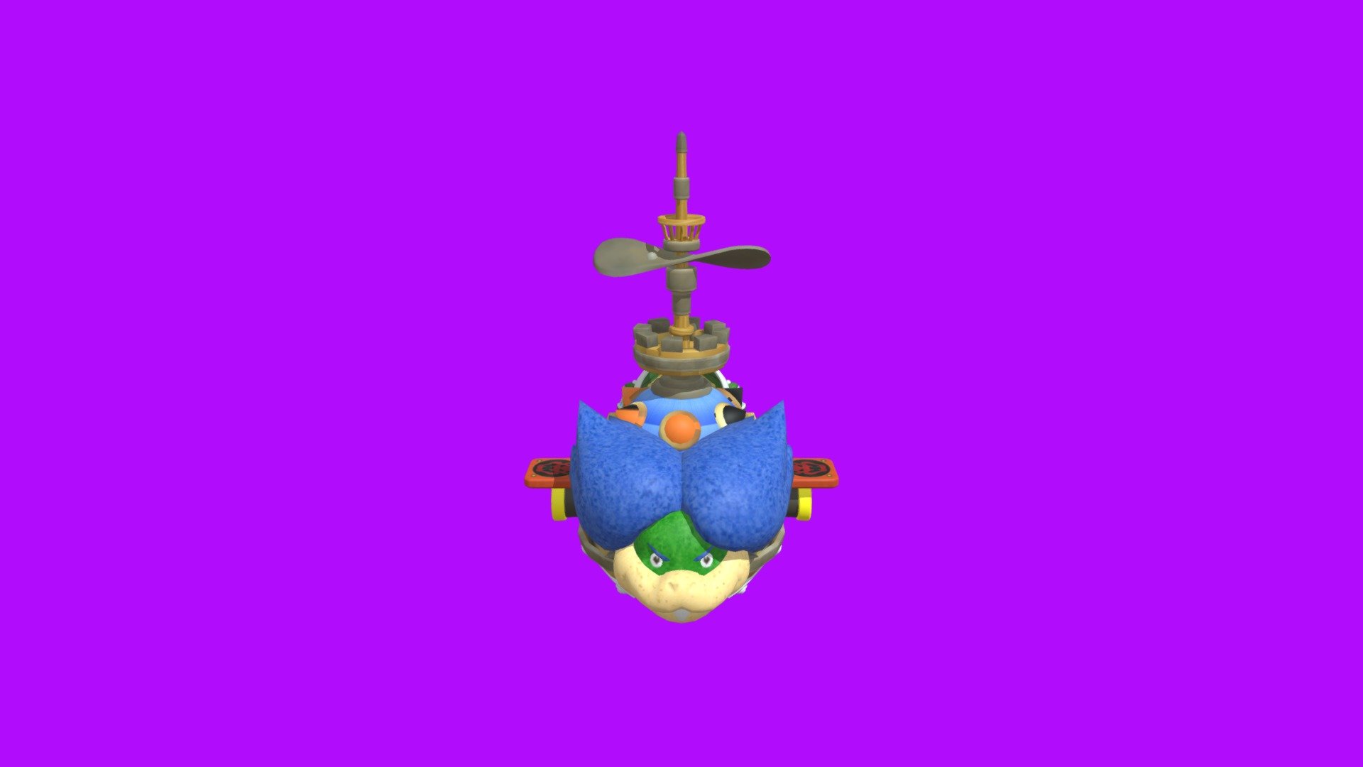 New Super Mario Bros U - Ludwig’s Airship - Download Free 3D model by ...
