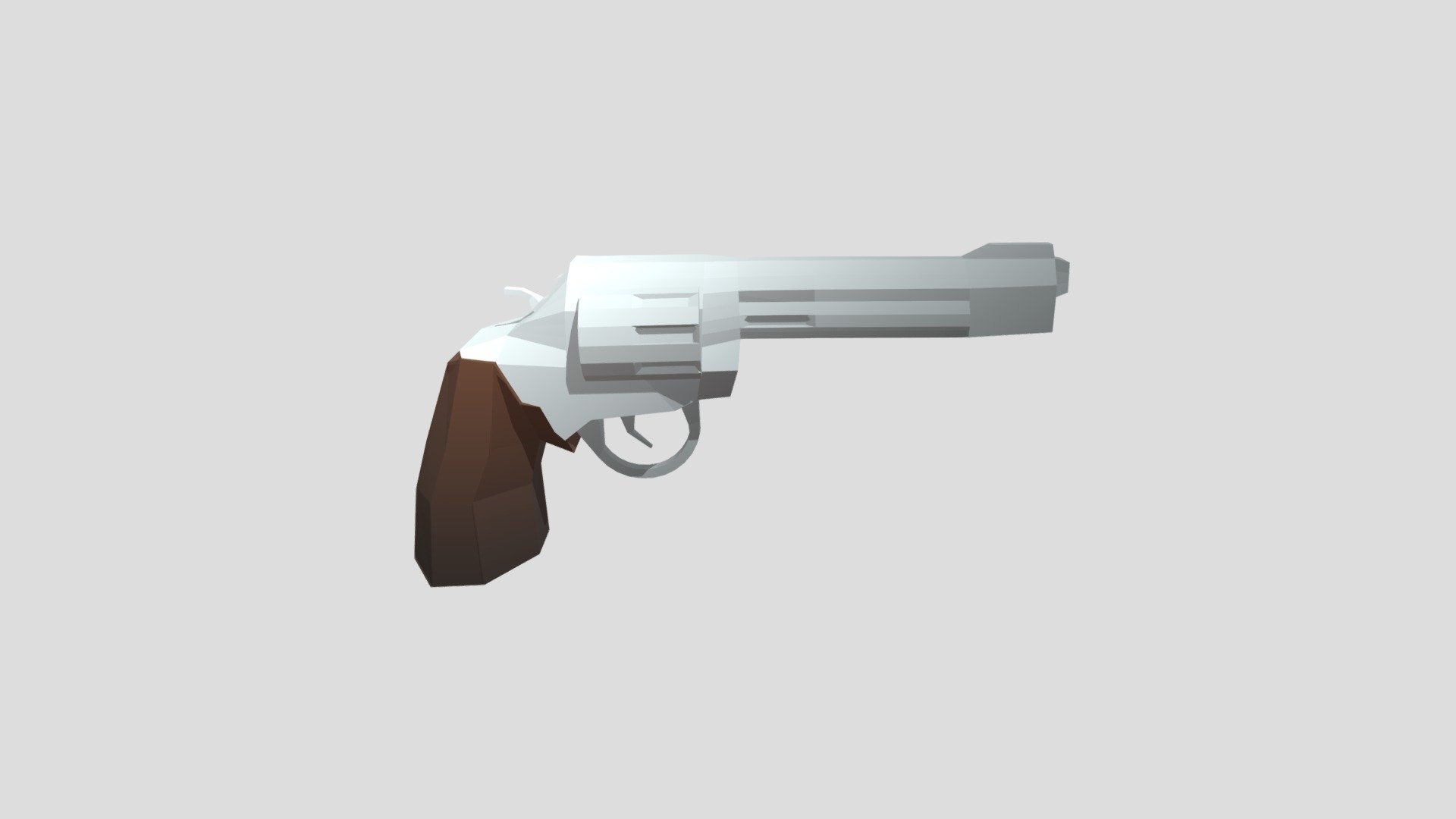 Revolver Gun LowPoly - Download Free 3D model by EmanuelP [bb283f1 ...