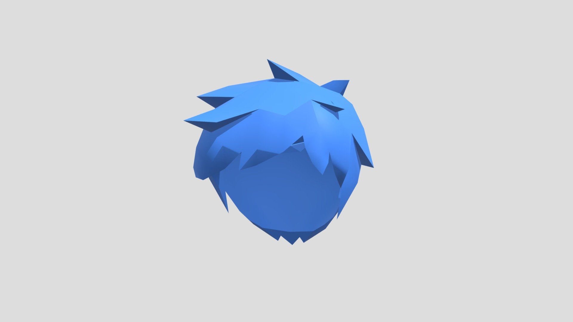 Blue Hair For Blue Individuals - Download Free 3D model by Aeo Bax (@_u ...