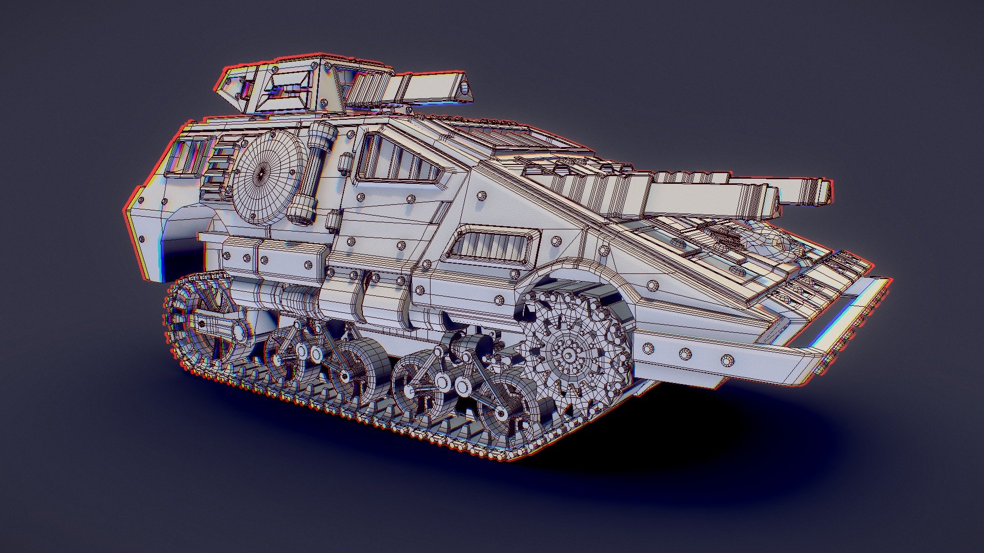Red Raider High Speed Tank - Download Free 3D model by Jorma Rysky ...