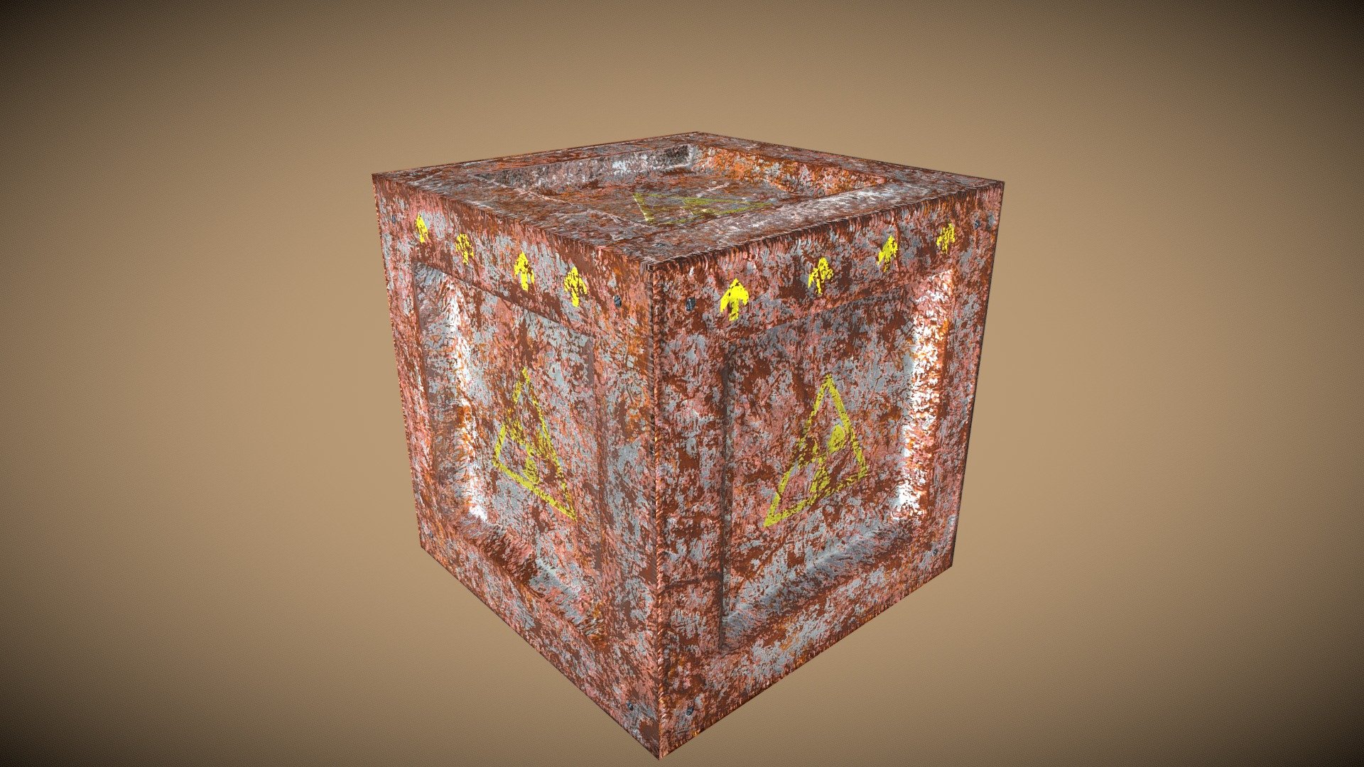 Rusty crate - 3D model by Liis_manet [bb2c567] - Sketchfab