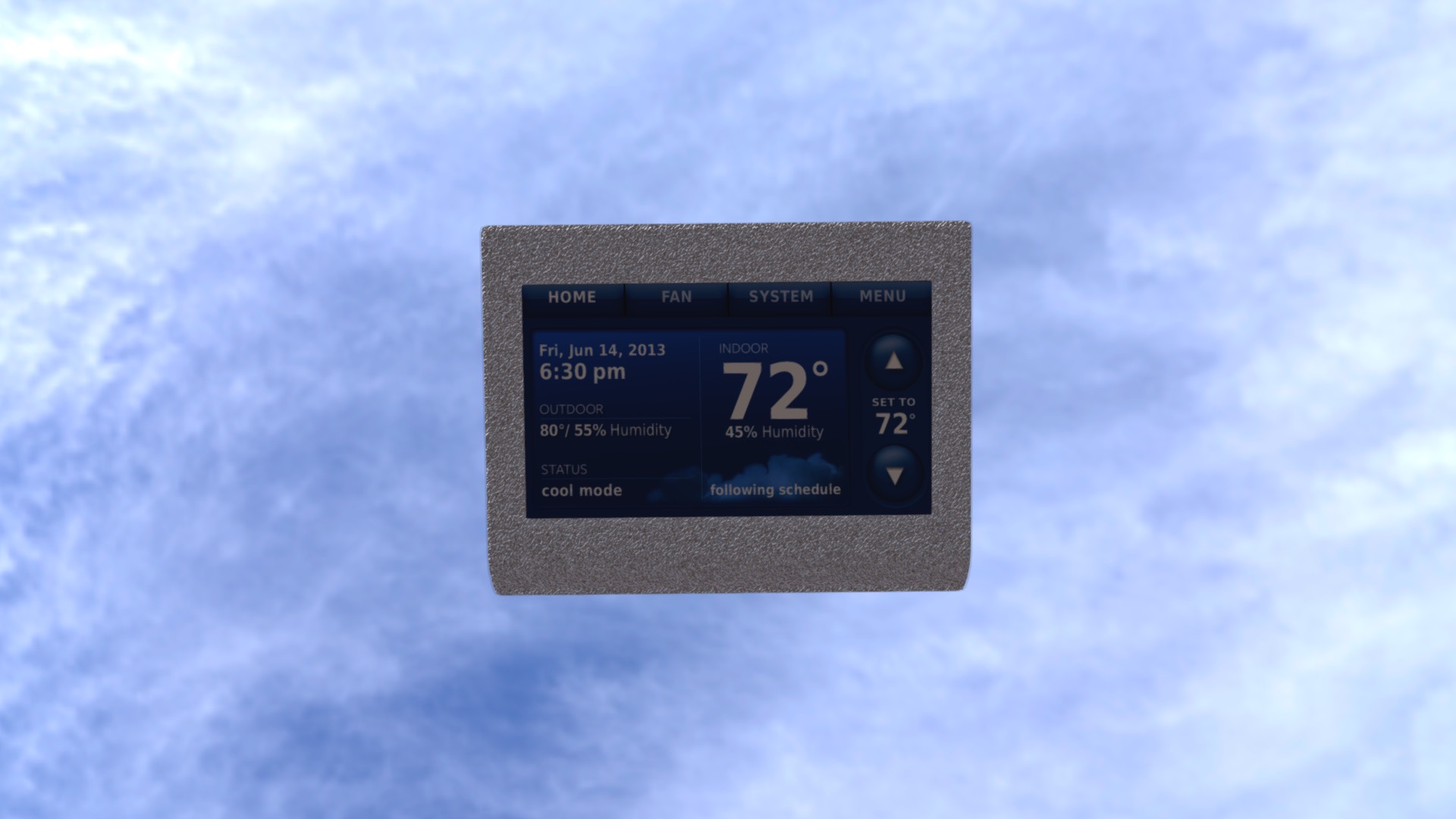 Wifi Smart Thermostat - 3D model by Gadget Flow (@gadgetflow) [bb2f829 ...