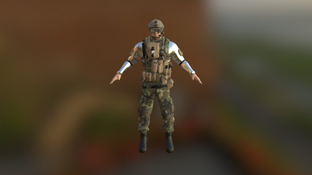 Soldier - 3D model by MDanielio [bb303e0] - Sketchfab
