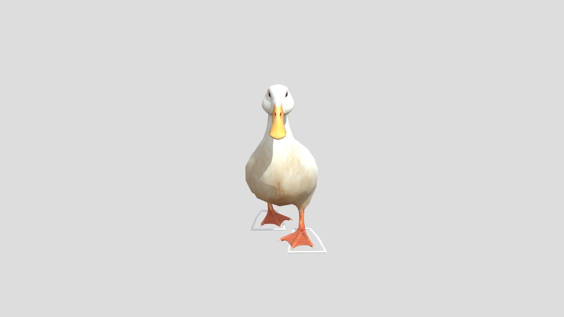 Duck 3D model Animated Rigged - 3D model by Adeel Qadir ...