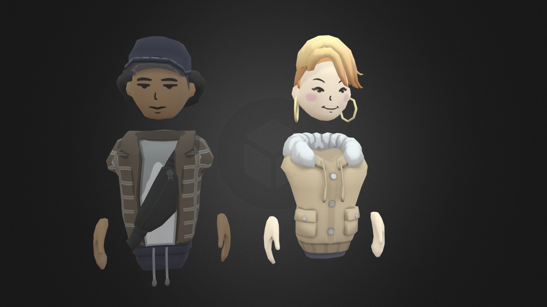 Comic VR-Characters - Download Free 3D model by Mittelstand-Digital ...