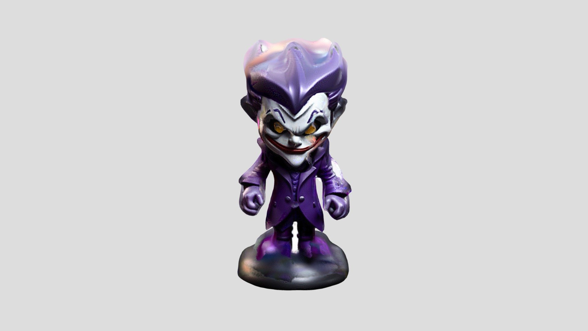 The Joker Mini Figure A small, purple and bla - Download Free 3D model ...