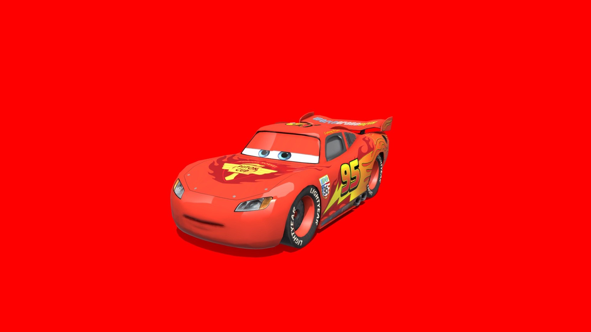 Lightning McQueen (World Grand Prix) - Download Free 3D model by Mona x ...