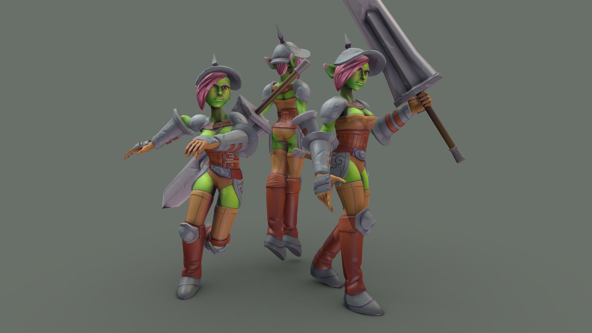 Green Knight - 3D model by natthawutwut [bb38aae] - Sketchfab