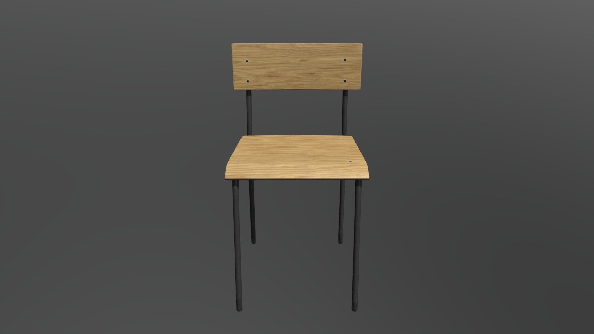 School Chair - 3D model by zRise [bb38d75] - Sketchfab