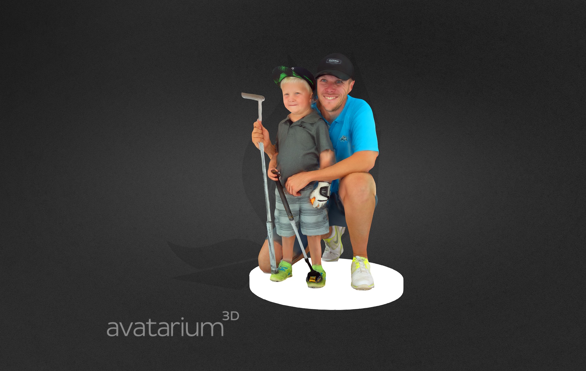 Brian And Case Golfing - 3D model by Avatarium 3D (@avatarium3d ...