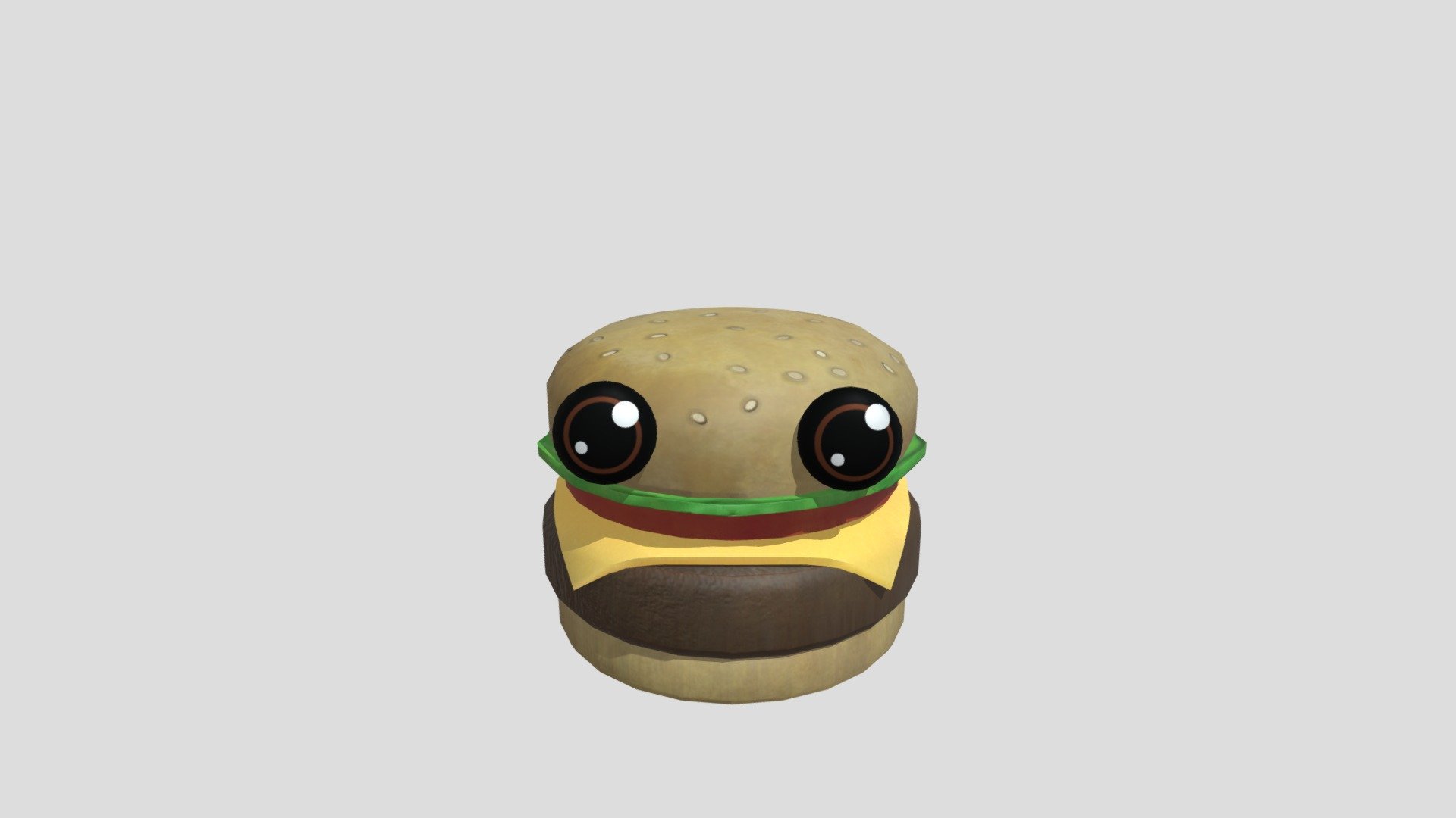 Burger Cartoon Character - 3D model by Asset Jet (@assetjet) [bb411d3 ...