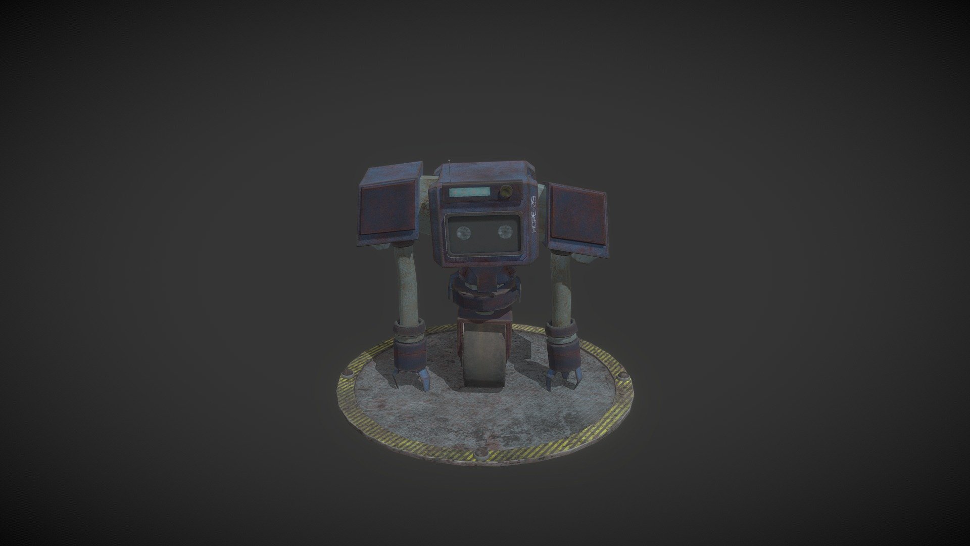 Damaged Robot - 3D model by Ashish (@Ashish_B) [bb43809] - Sketchfab