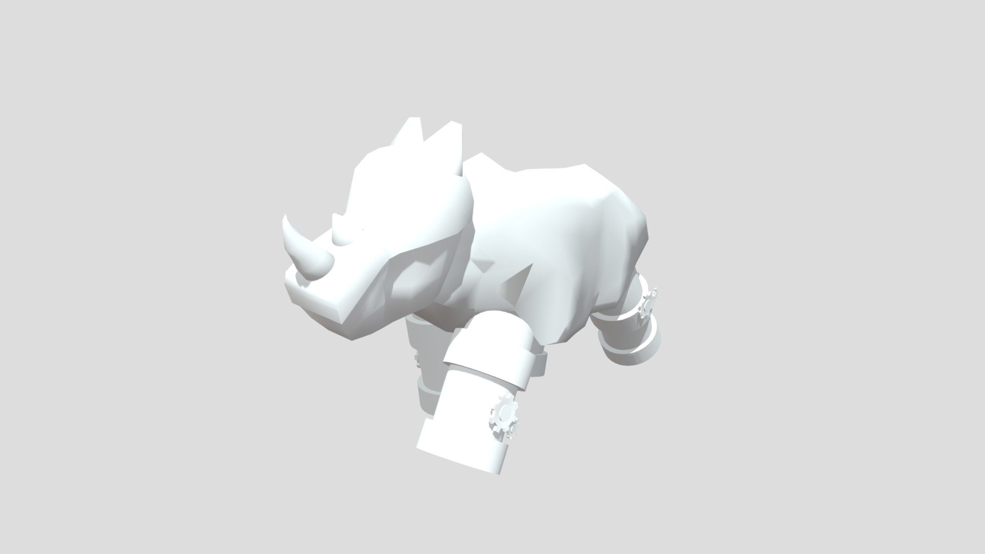 Rhino Animation - 3D model by Adam Fakla (@AdamPeterFakla) [bb44f98 ...