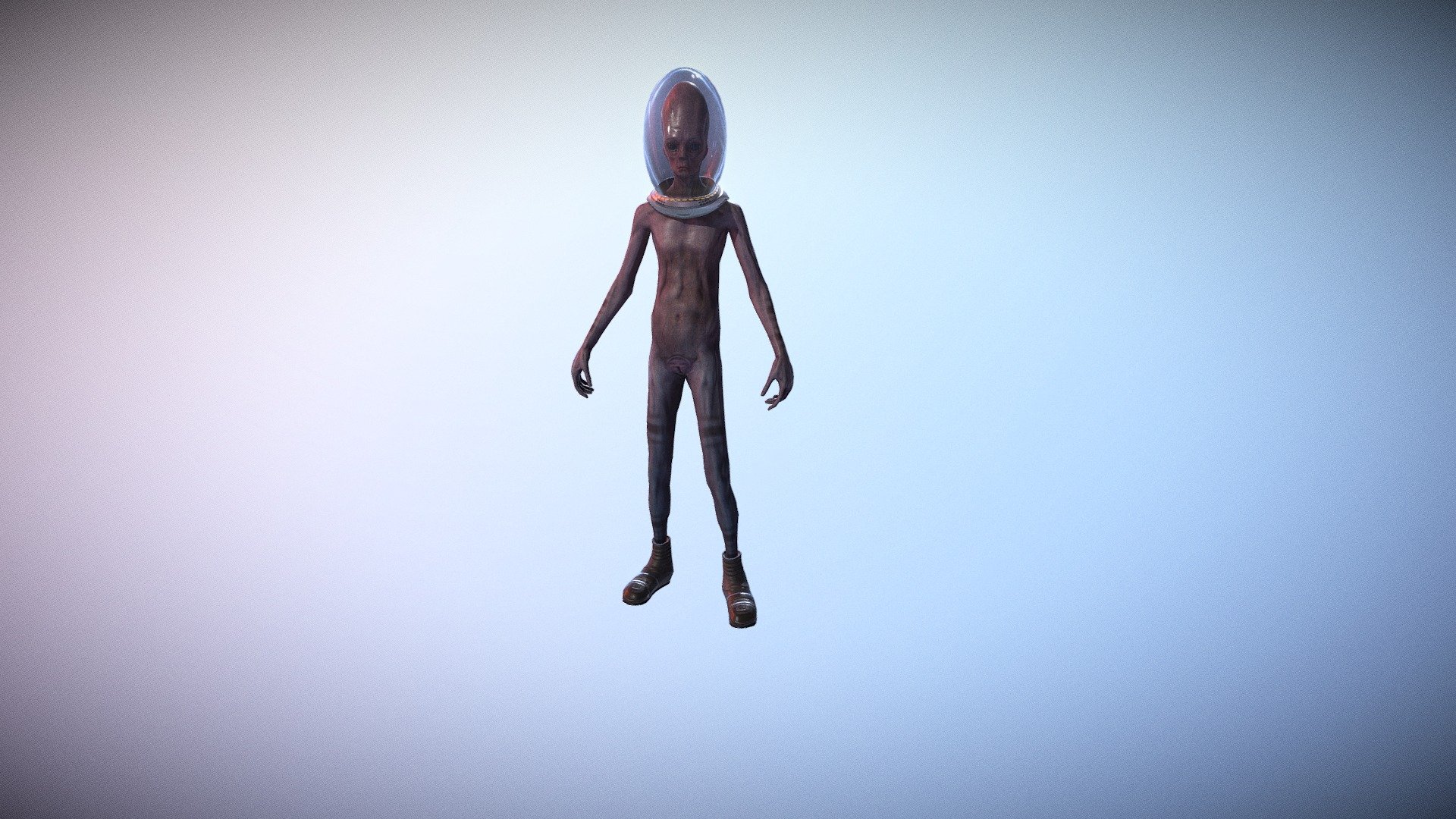 Classic Alien - 3D model by polygonmaker [bb4594e] - Sketchfab