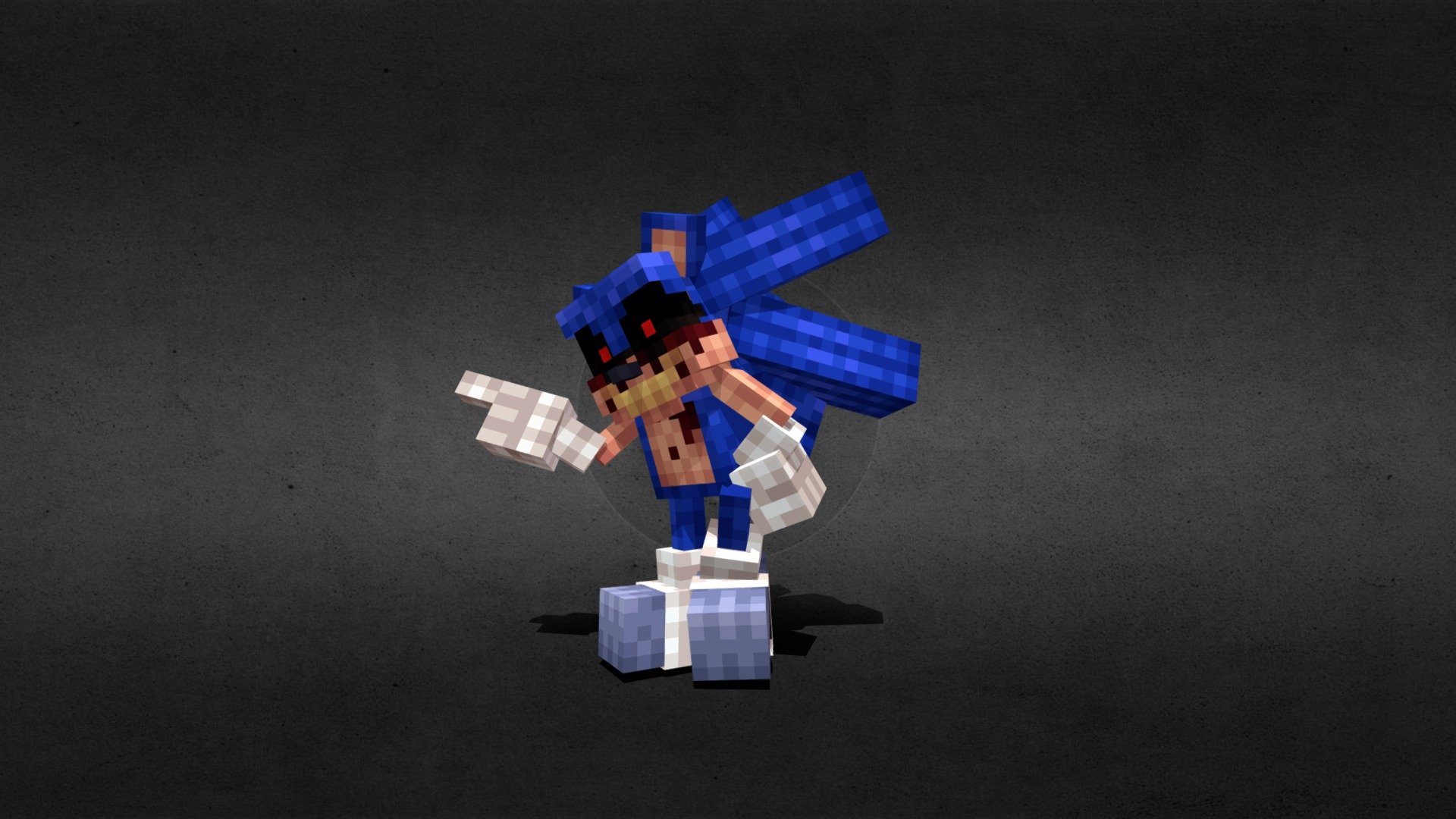 2011 X - Sonic.EXE Addon - 3D model by ValeraBro12 [bb46c8c] - Sketchfab