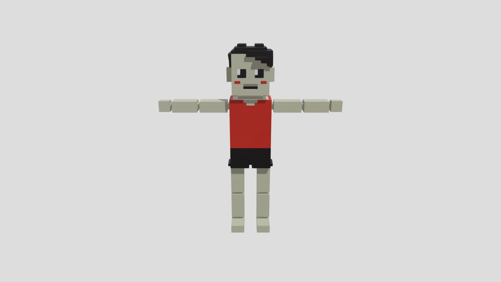 Simple Voxel Character - Download Free 3D model by lamstudio [bb46d0a ...