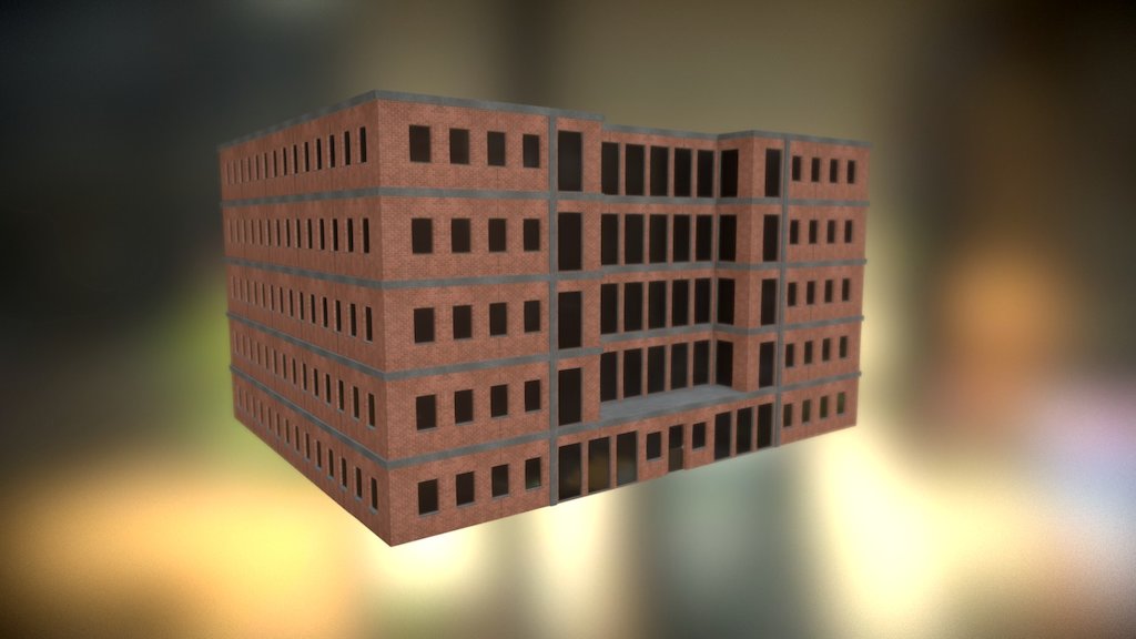 Modular Building - 3D model by Fikhra [bb48278] - Sketchfab