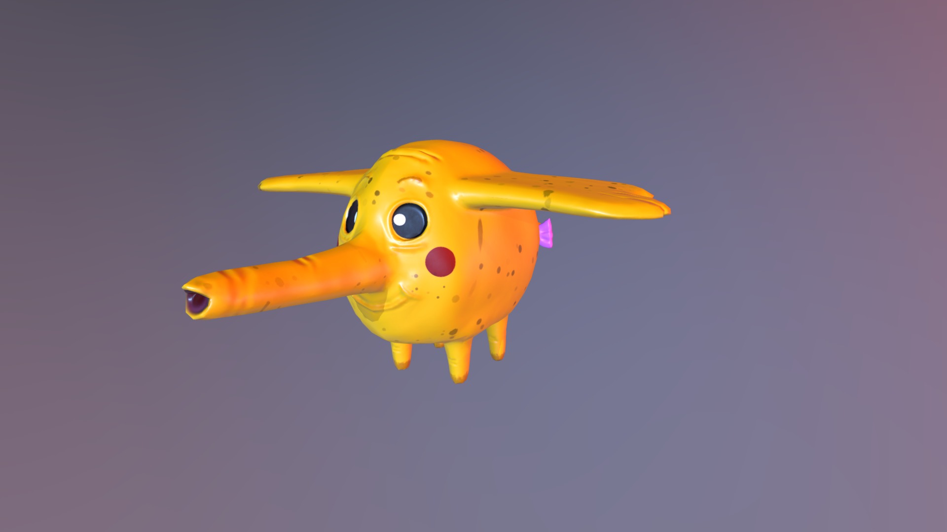Tree Trunk - Cartoon Character - 3D model by Anidam96 [bb48bac] - Sketchfab