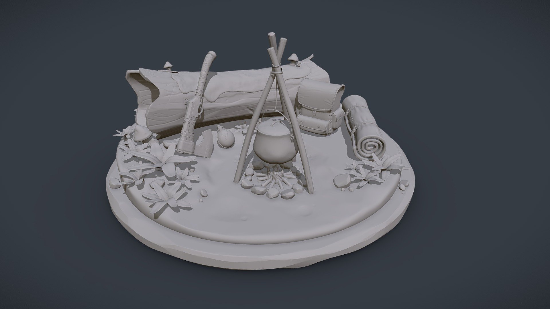 Adventurer's Camp - 3D model by Zulianello Luca (@Erendal) [bb49f6a ...