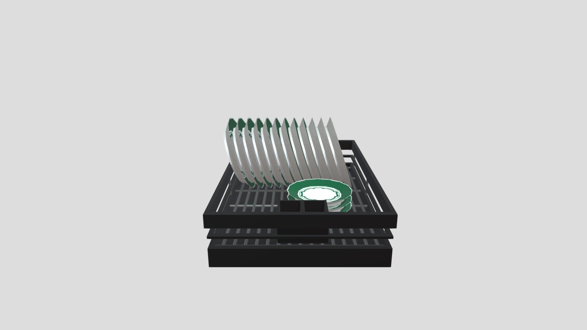 Dish_Rack - 3D model by Li (@libi.ntna) [bb4a25e] - Sketchfab