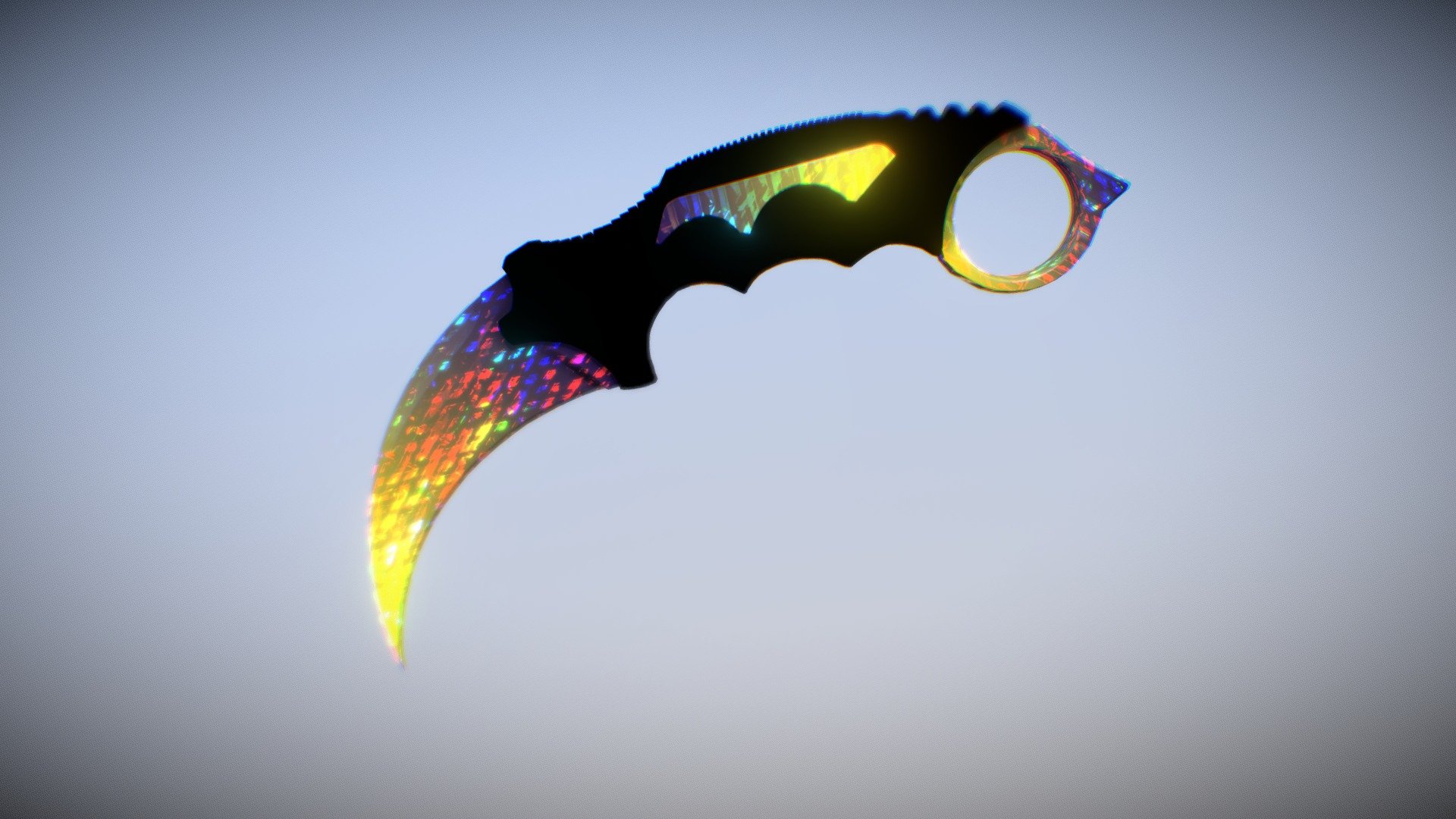 Karambit | Rainbow Snake - 3D model by vnci [bb4ac22] - Sketchfab