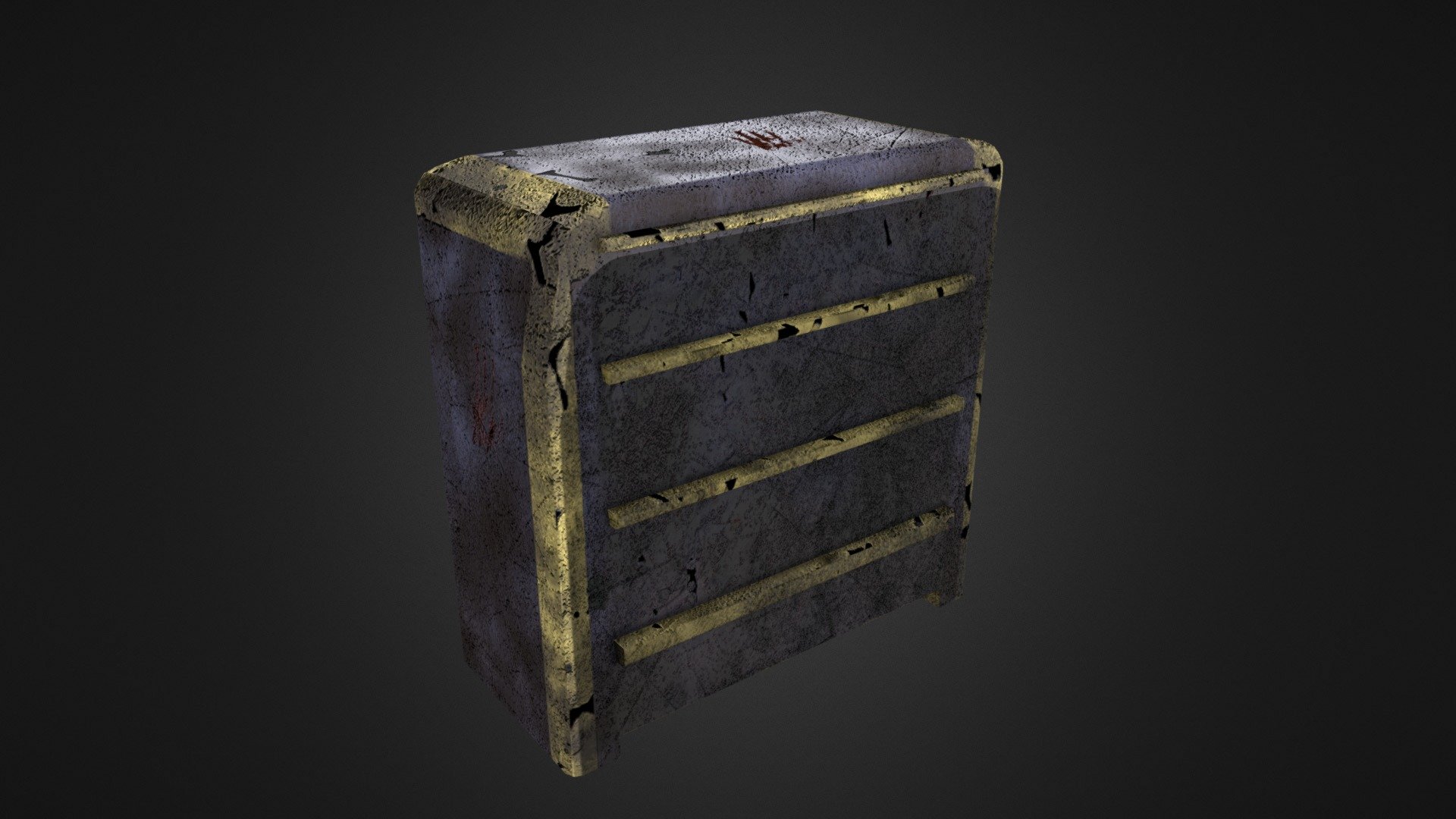 Broken Aged Toolbox - 3D model by LindseyPaige [bb4b470] - Sketchfab